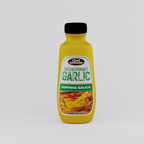 3D model Garlic Sauce VR / AR / low-poly | CGTrader