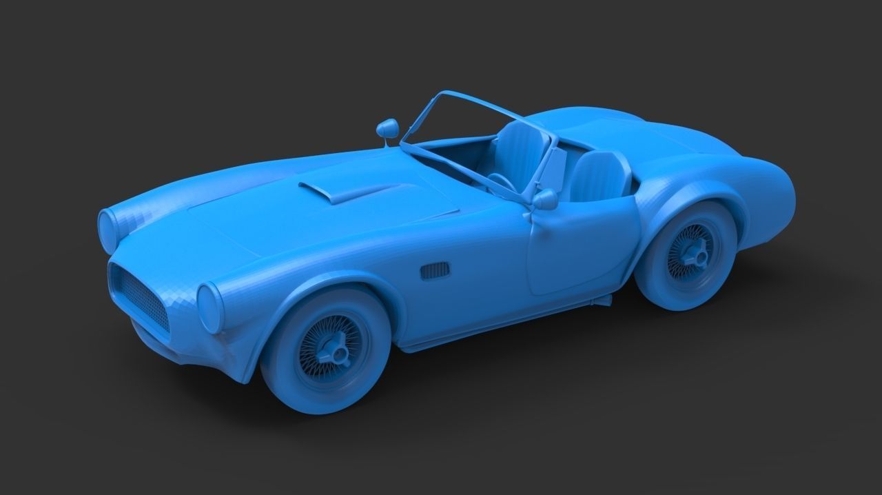 shelby cobra 3D model 3D printable | CGTrader