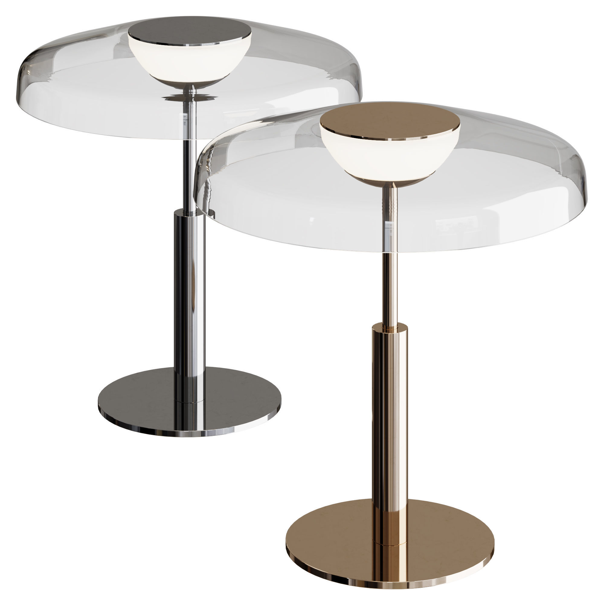 Oluce DORA Table lamp 3D model | CGTrader