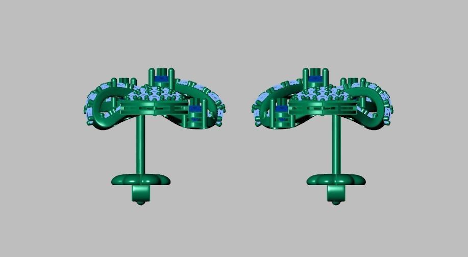 Earring model 254 3D printable model13 3D model 3D printable | CGTrader