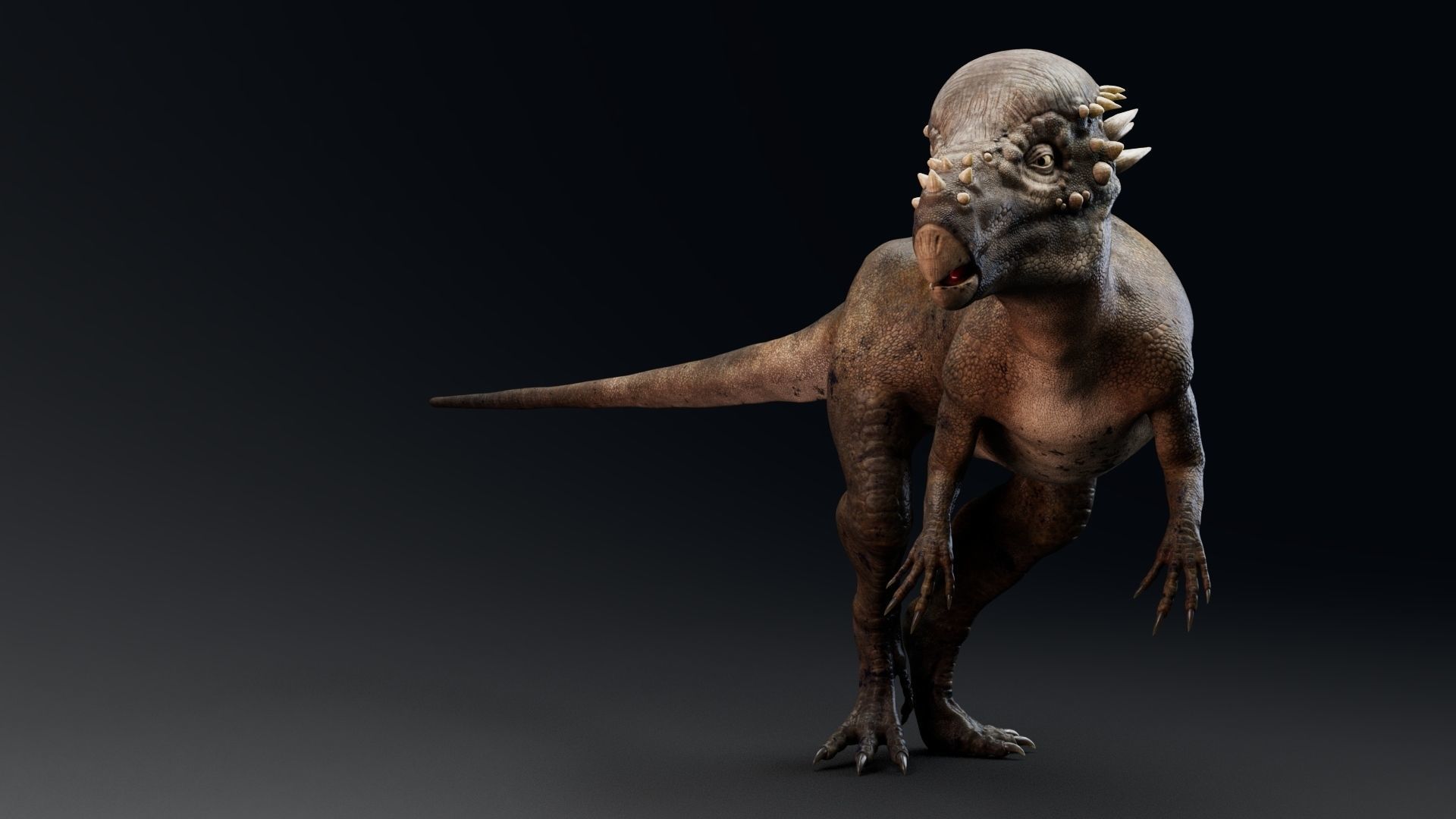 3D model Pachycephalosaurus VR / AR / low-poly | CGTrader
