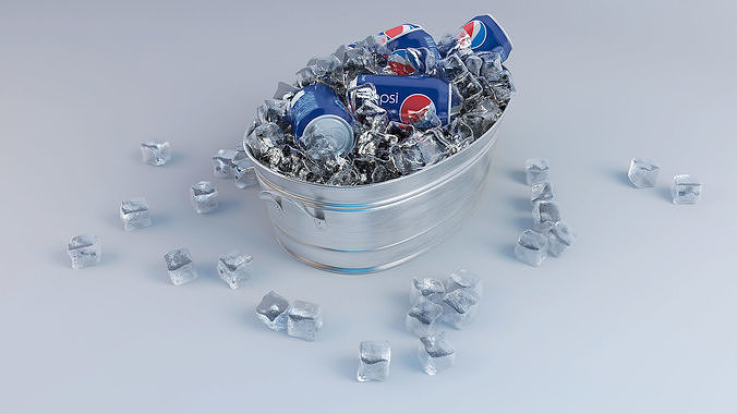 PEPSI ICE BUCKET 3D model | CGTrader