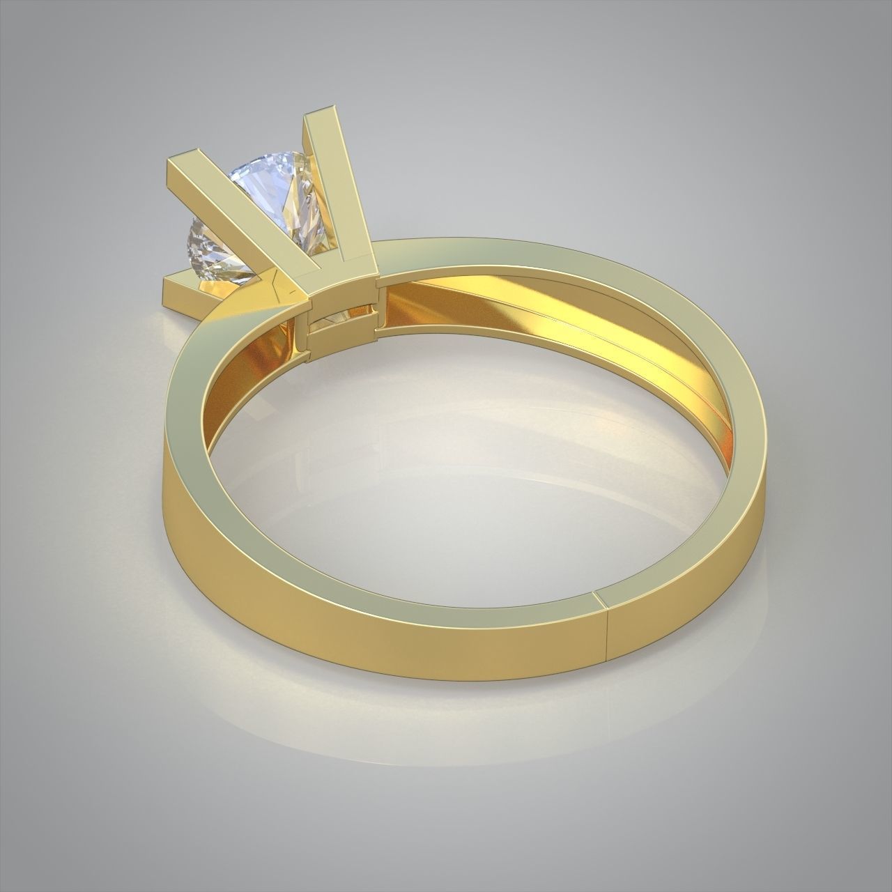 Diamond ring 0305 3D printable model free 3D model 3D printable | CGTrader