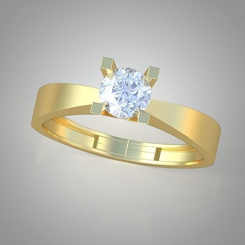 Diamond ring 0305 3D printable model free 3D model 3D printable | CGTrader