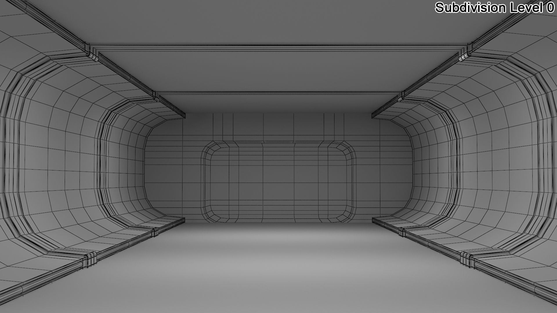Sci-Fi Futuristic Corridor 3D model | CGTrader