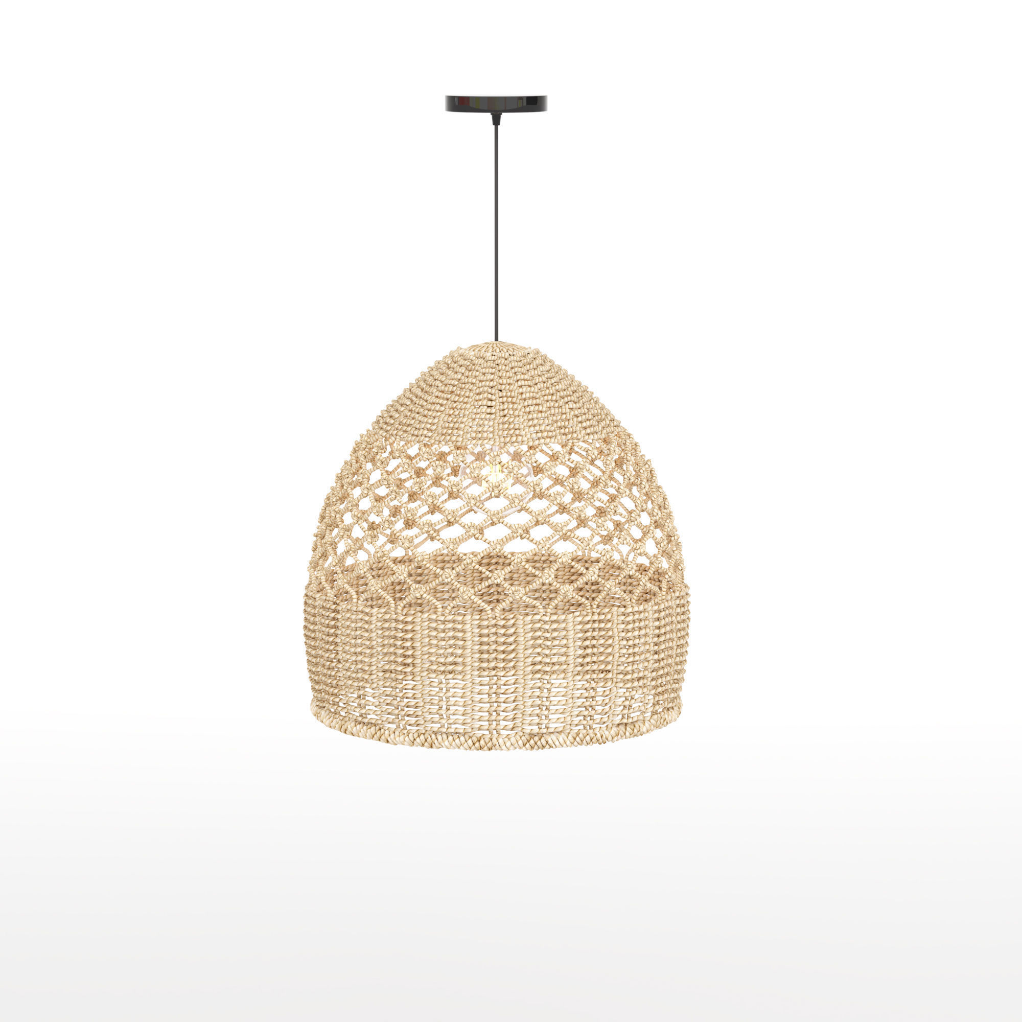 Woven Pendant Lights 3D model | CGTrader