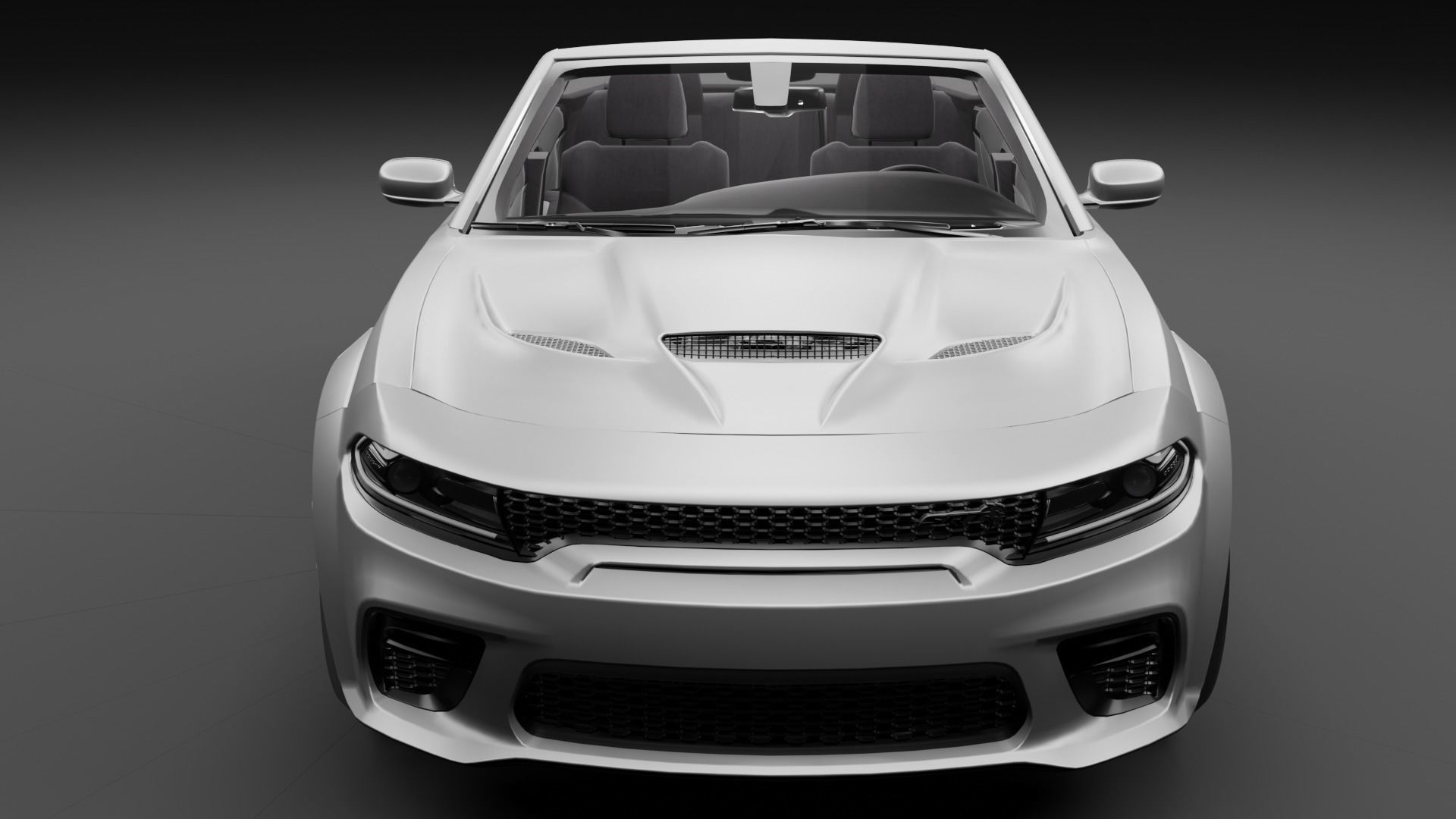 3D model Dodge Charger Cabrio SRT VR / AR / low-poly | CGTrader
