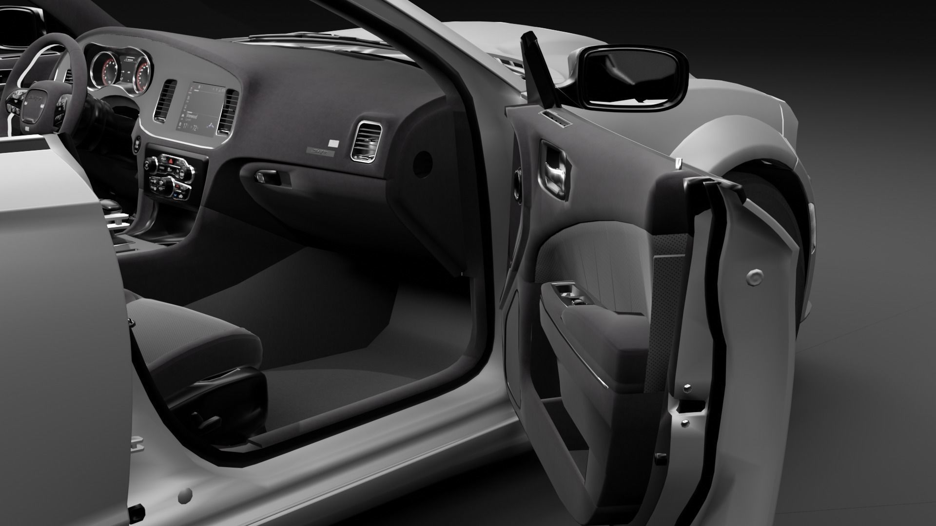 3D model Dodge Charger Cabrio SRT VR / AR / low-poly | CGTrader