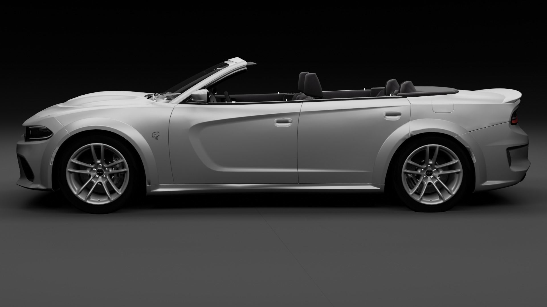 3D model Dodge Charger Cabrio SRT VR / AR / low-poly | CGTrader