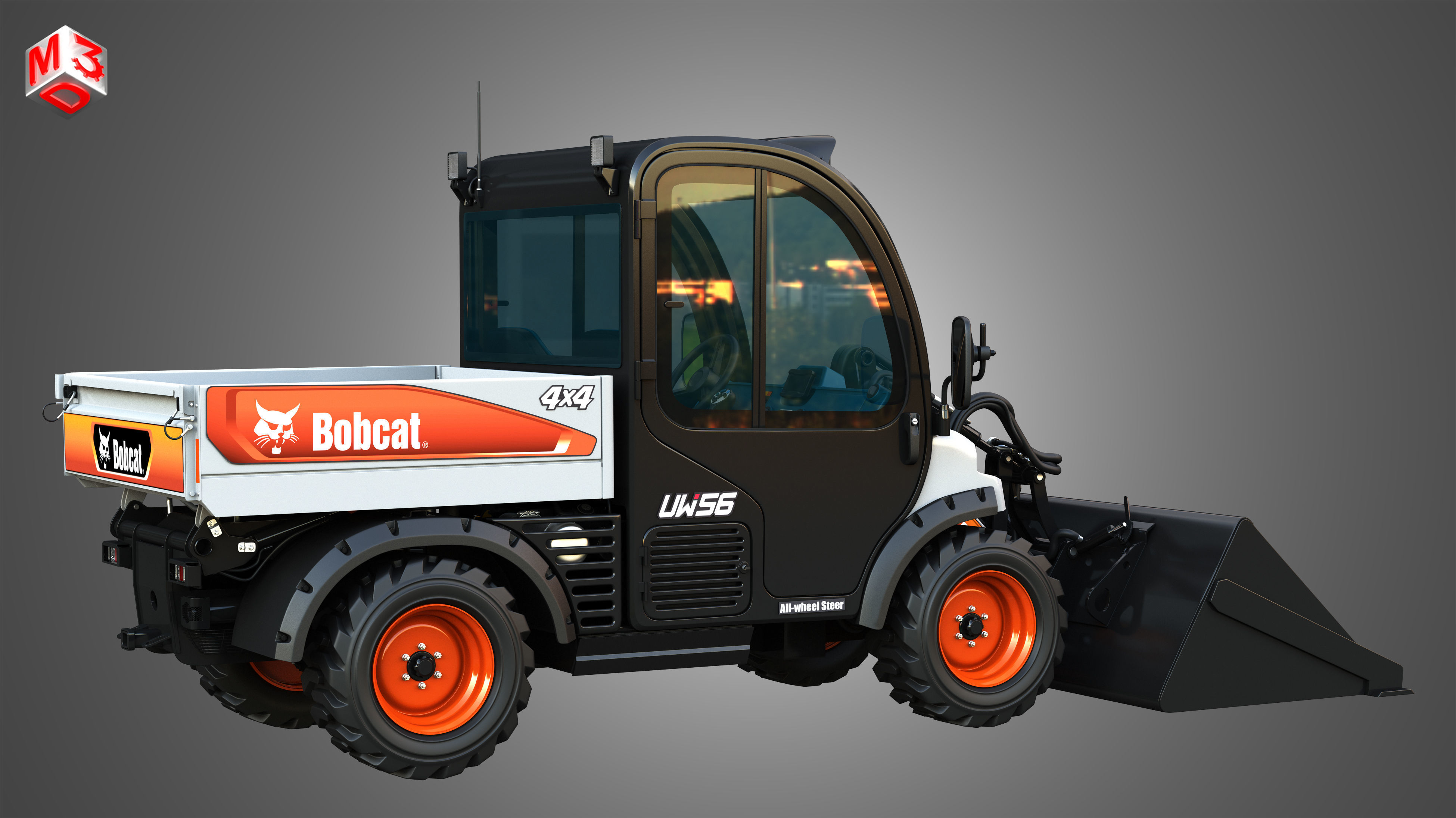 UW56 - Toolcat Utility Work Machine - Bucket 3D model | CGTrader