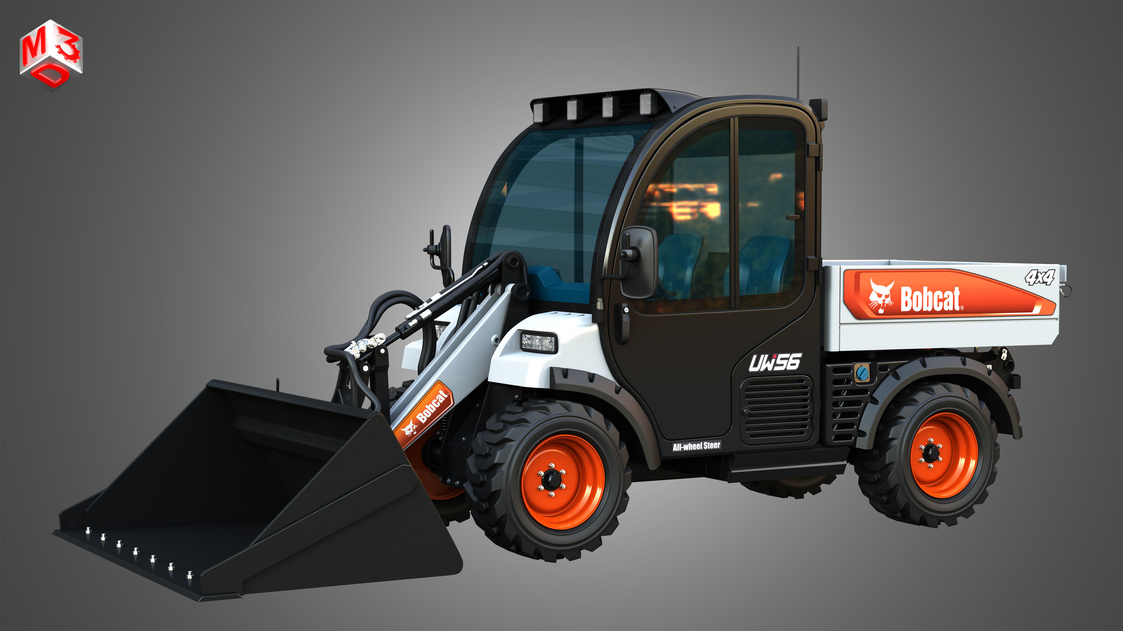 UW56 - Toolcat Utility Work Machine - Bucket 3D model | CGTrader