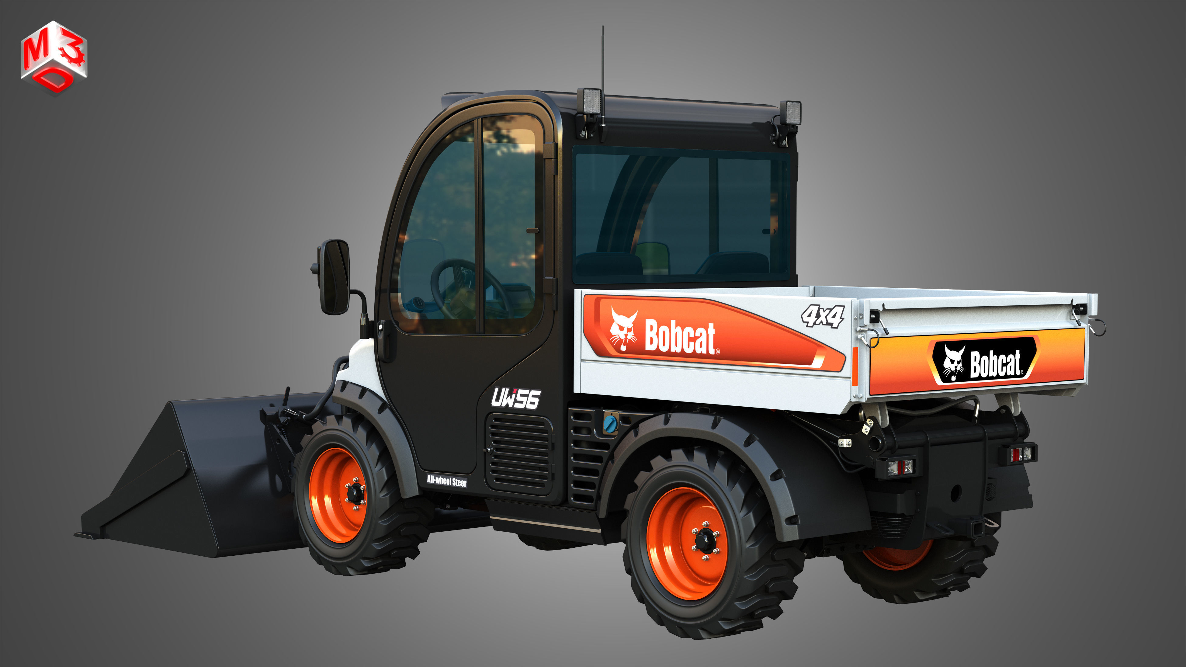 UW56 - Toolcat Utility Work Machine - Bucket 3D model | CGTrader