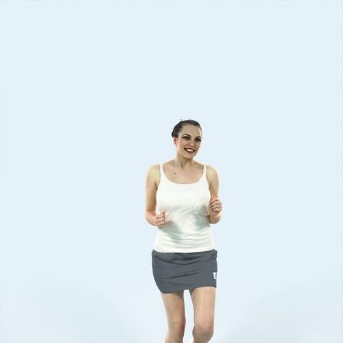 3D model Dream 02C Sports Jogging Running Woman VR / AR / low-poly ...