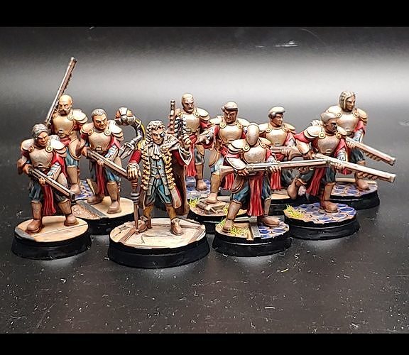 Fabricarii - Housecarl Musket Squad 3D model 3D printable | CGTrader