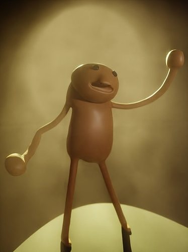 Cursed puppet free 3D model | CGTrader