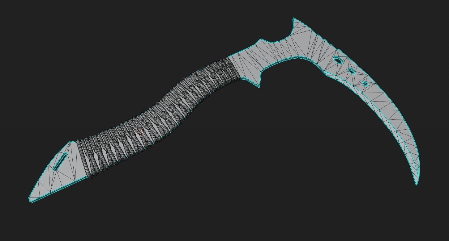 3D model Sickle Blade VR / AR / low-poly | CGTrader