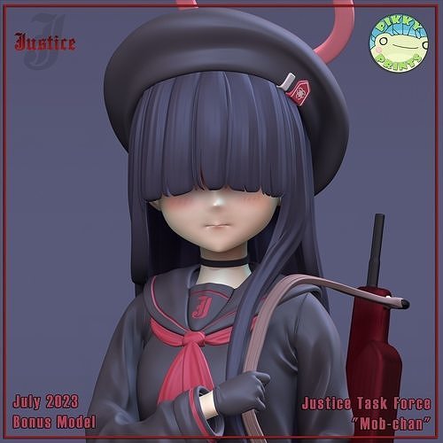 Mob-chan - Blue Archive 3D model 3D printable | CGTrader