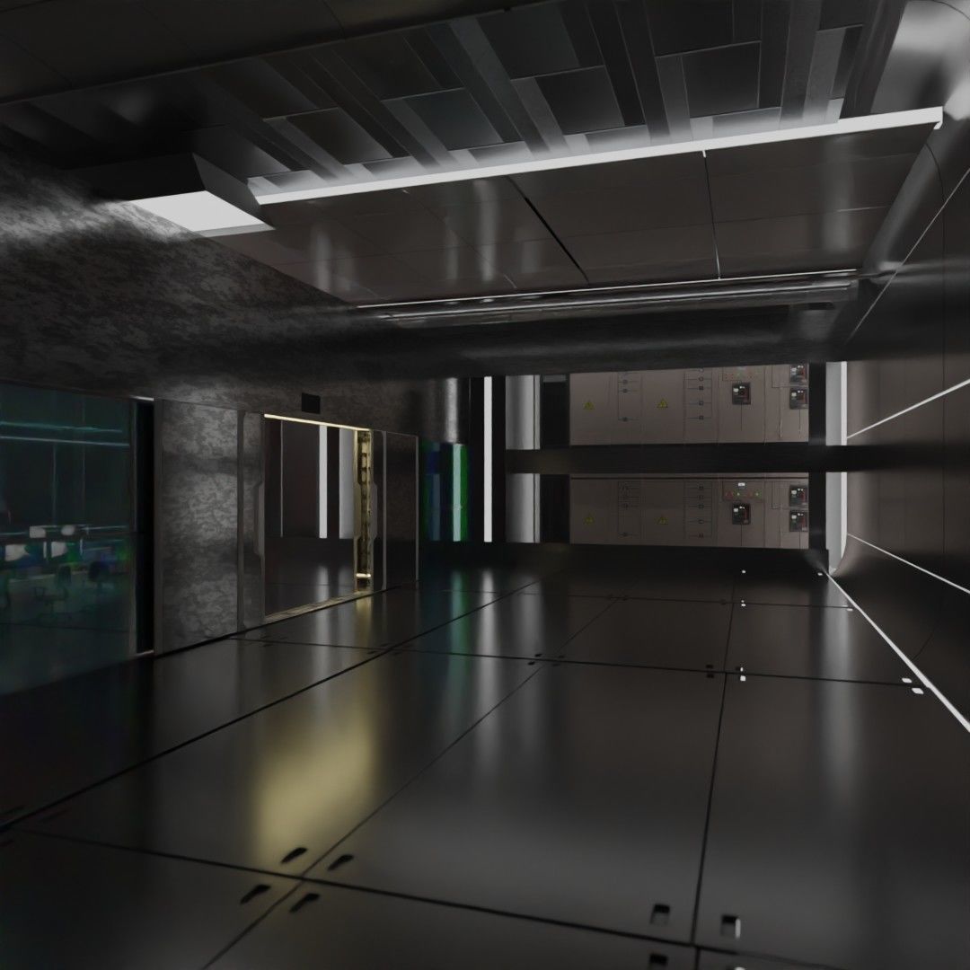 Sci-fi Laboratory 3D model | CGTrader