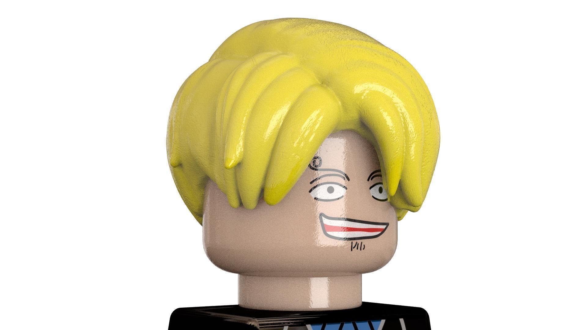 3D model Lego Sanji Minifigure VR / AR / low-poly | CGTrader