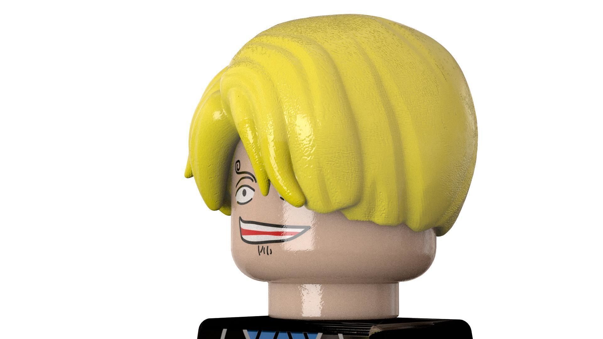 3D model Lego Sanji Minifigure VR / AR / low-poly | CGTrader