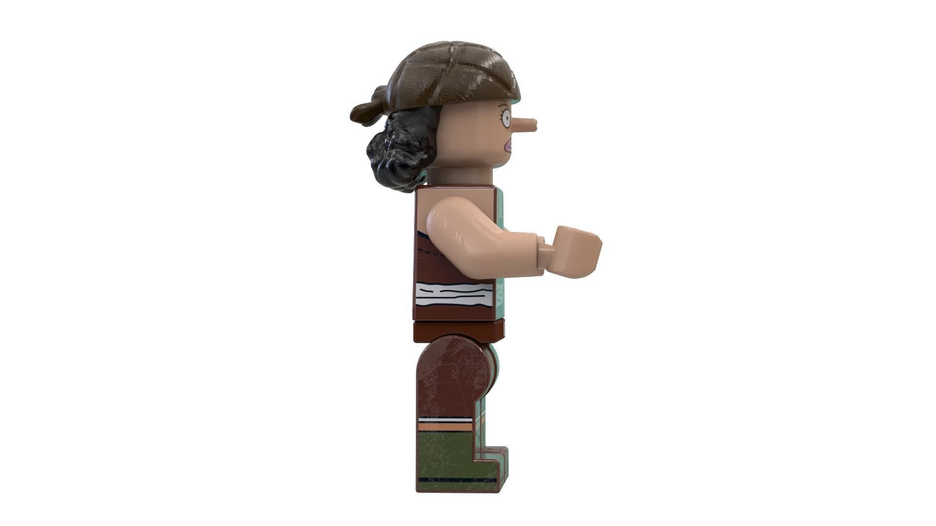 3D model Lego Usopp Minifigure VR / AR / low-poly | CGTrader