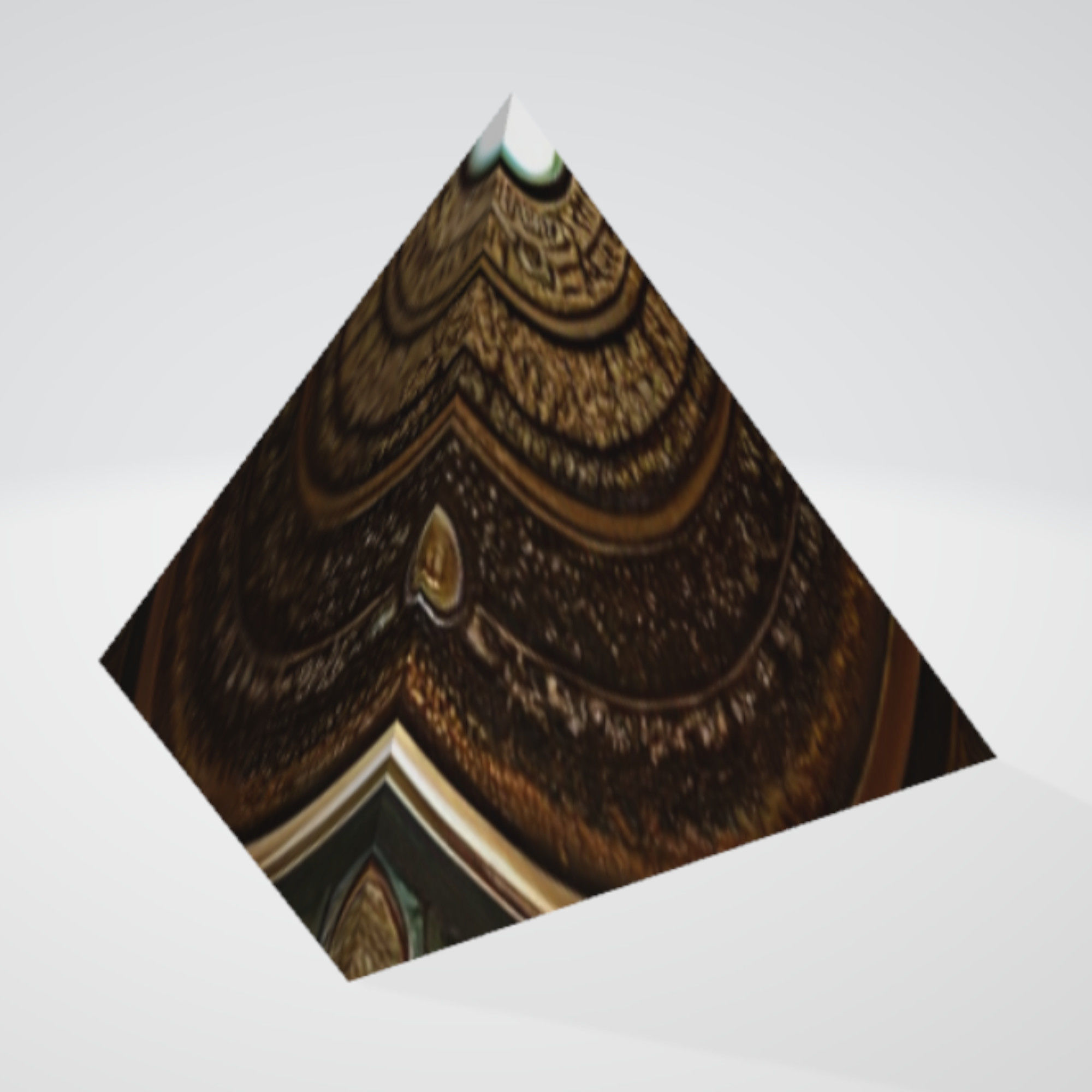 3D model Pyramid UFO Extraterrestrial Alien Spaceship VR / AR / low ...