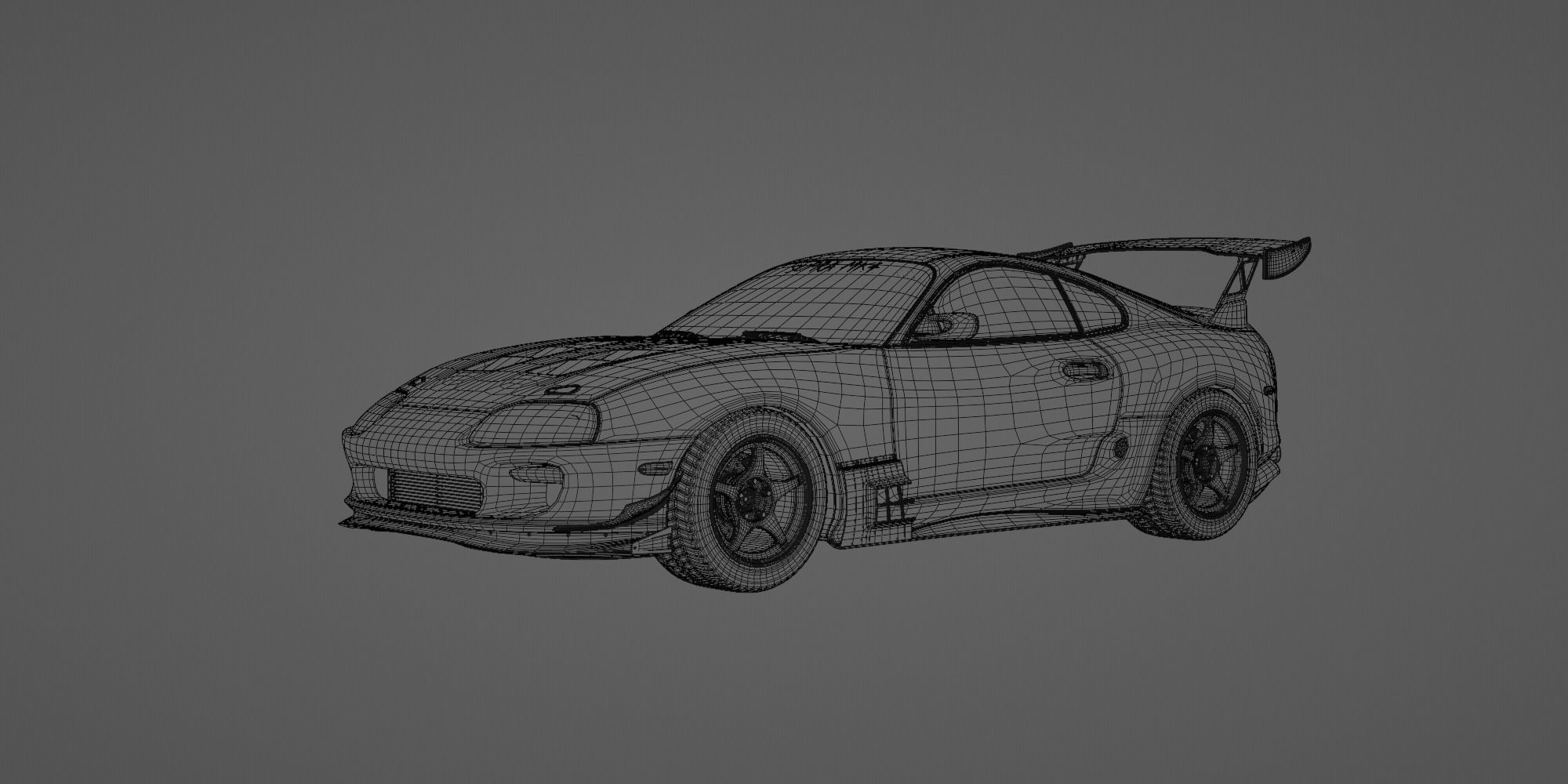 Toyota Supra MK4 Tuned 3D model | CGTrader