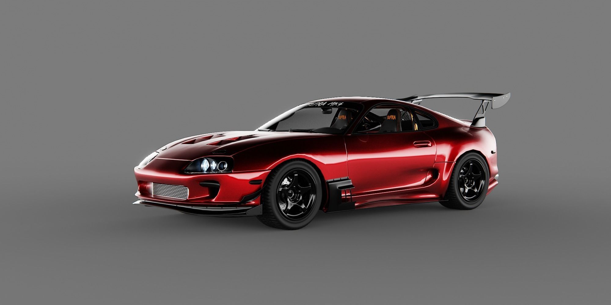 Toyota Supra MK4 Tuned 3D model | CGTrader