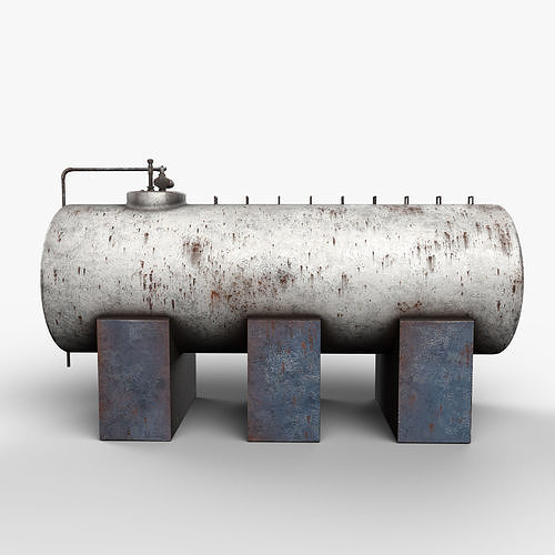Oil tank 3D model | CGTrader