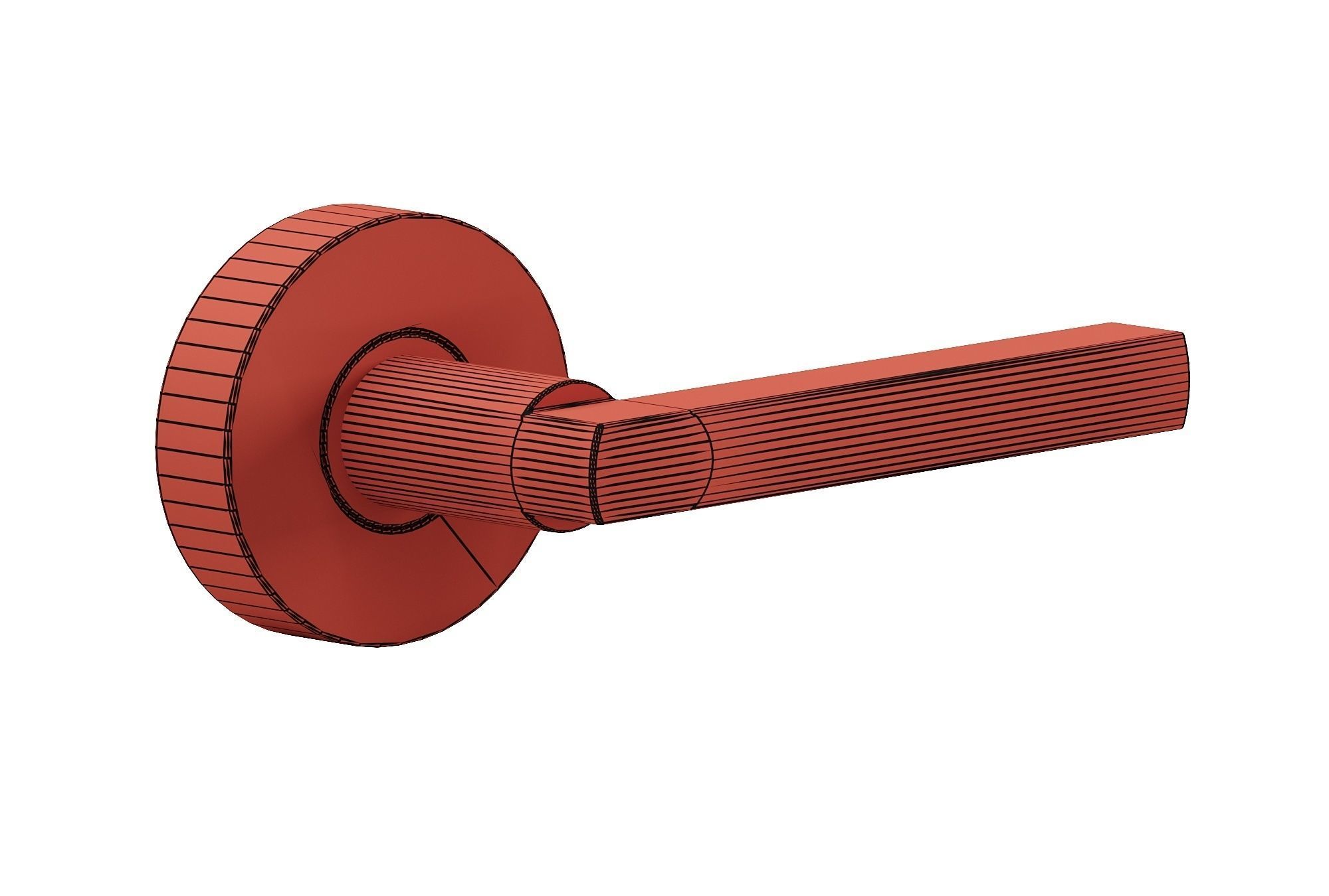 SOLVIG SG35 T100 Series Door Lever 3D model | CGTrader