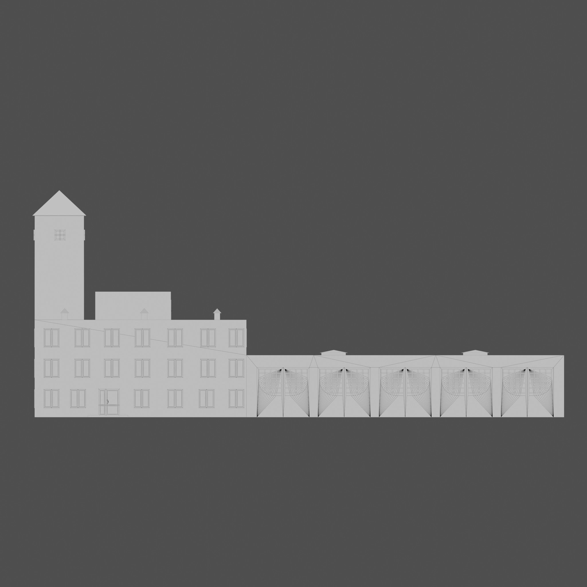 Fire Department with textures in two styles 3D model | CGTrader