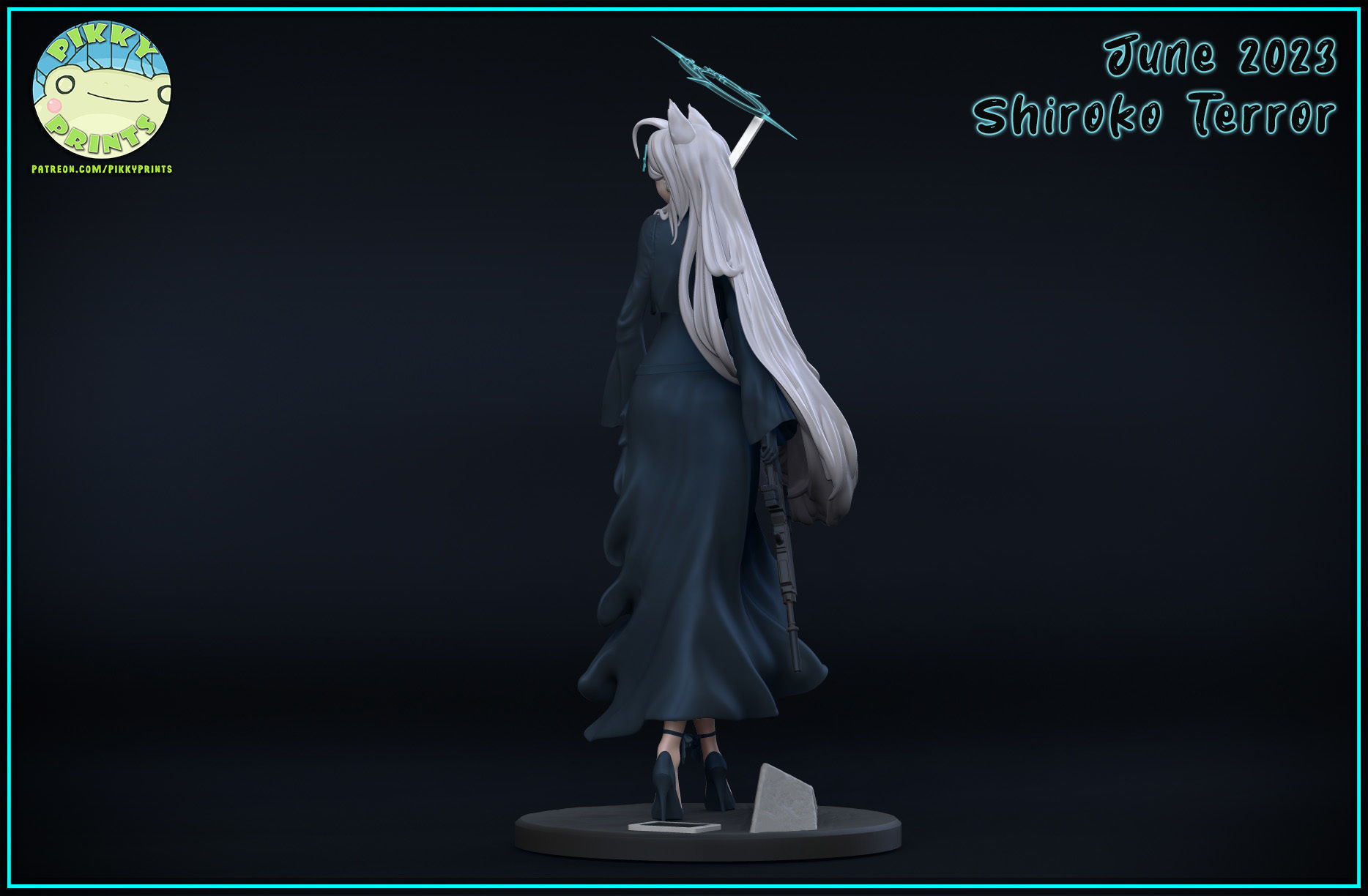Shiroko Terror - Blue Archive 3D model 3D printable | CGTrader