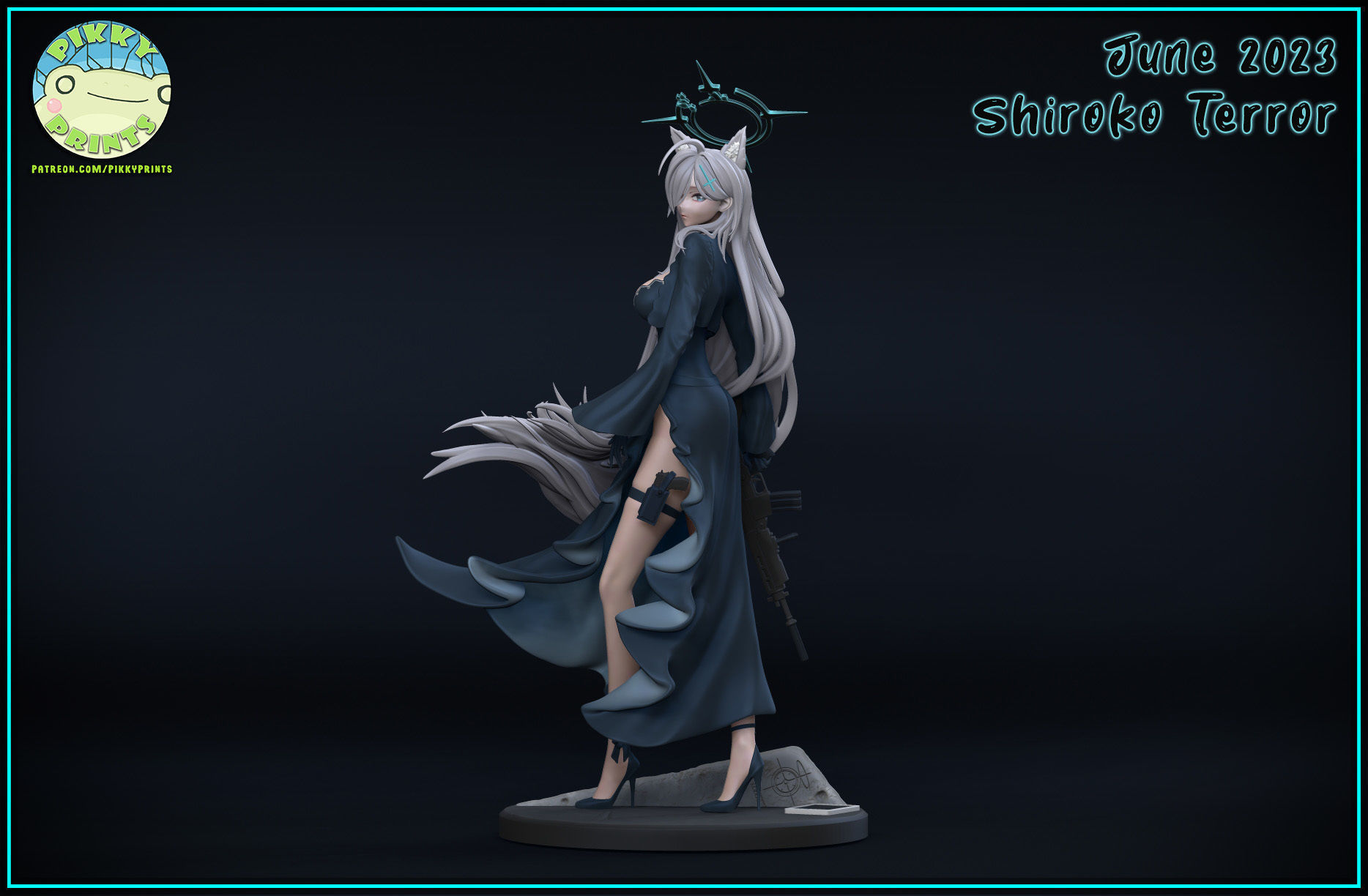 Shiroko Terror - Blue Archive 3D model 3D printable | CGTrader