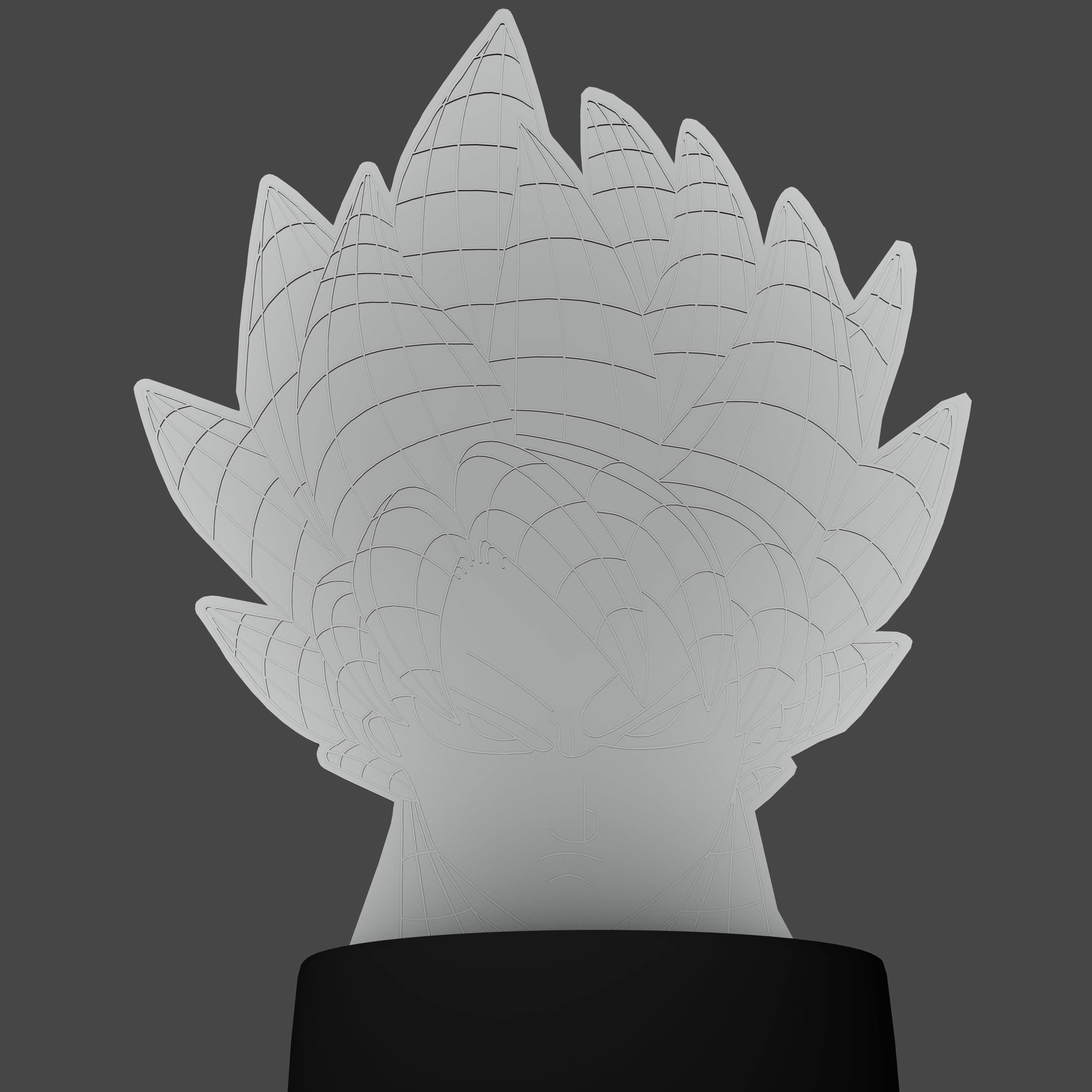 Goku RGB Figure 3D model | CGTrader