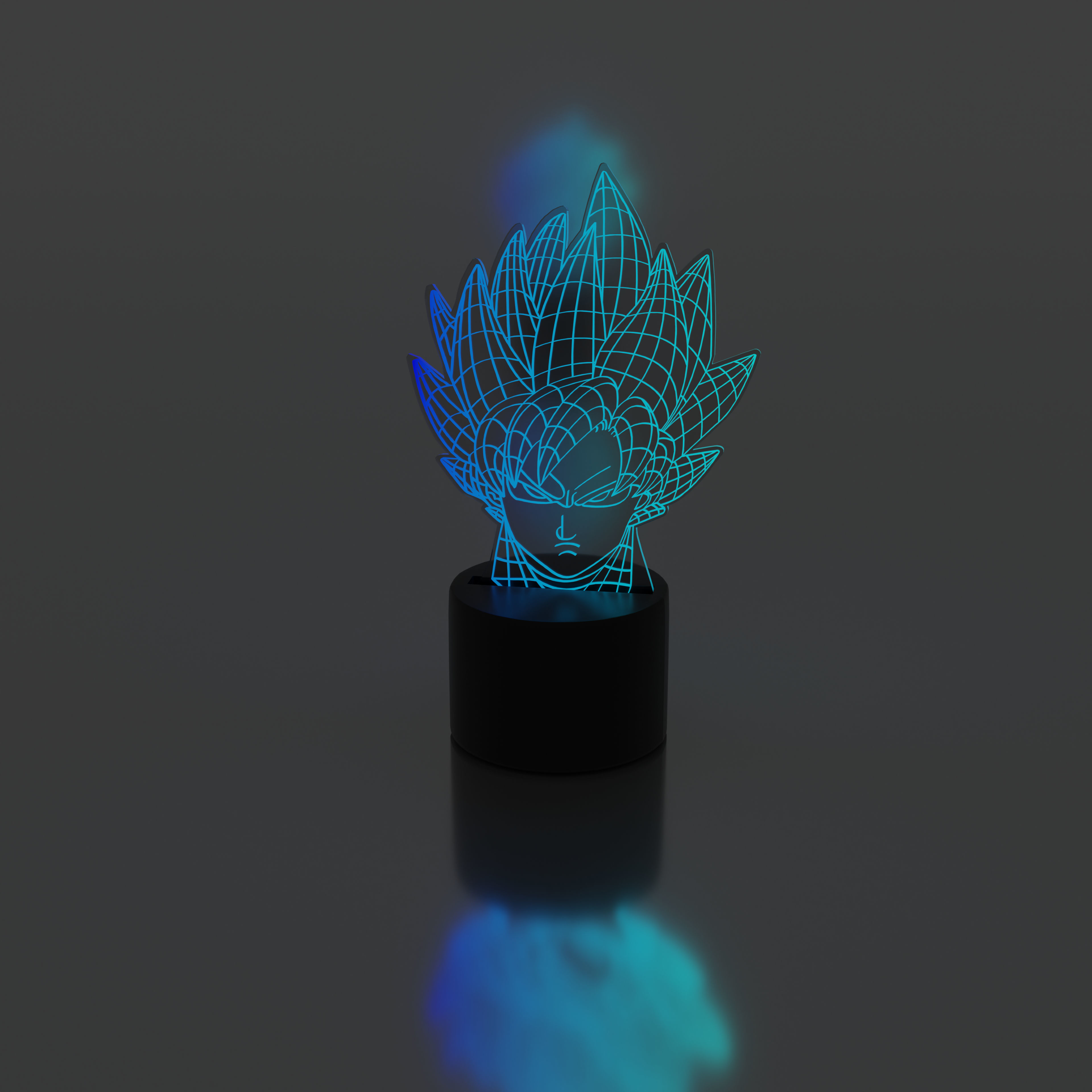 Goku RGB Figure 3D model | CGTrader