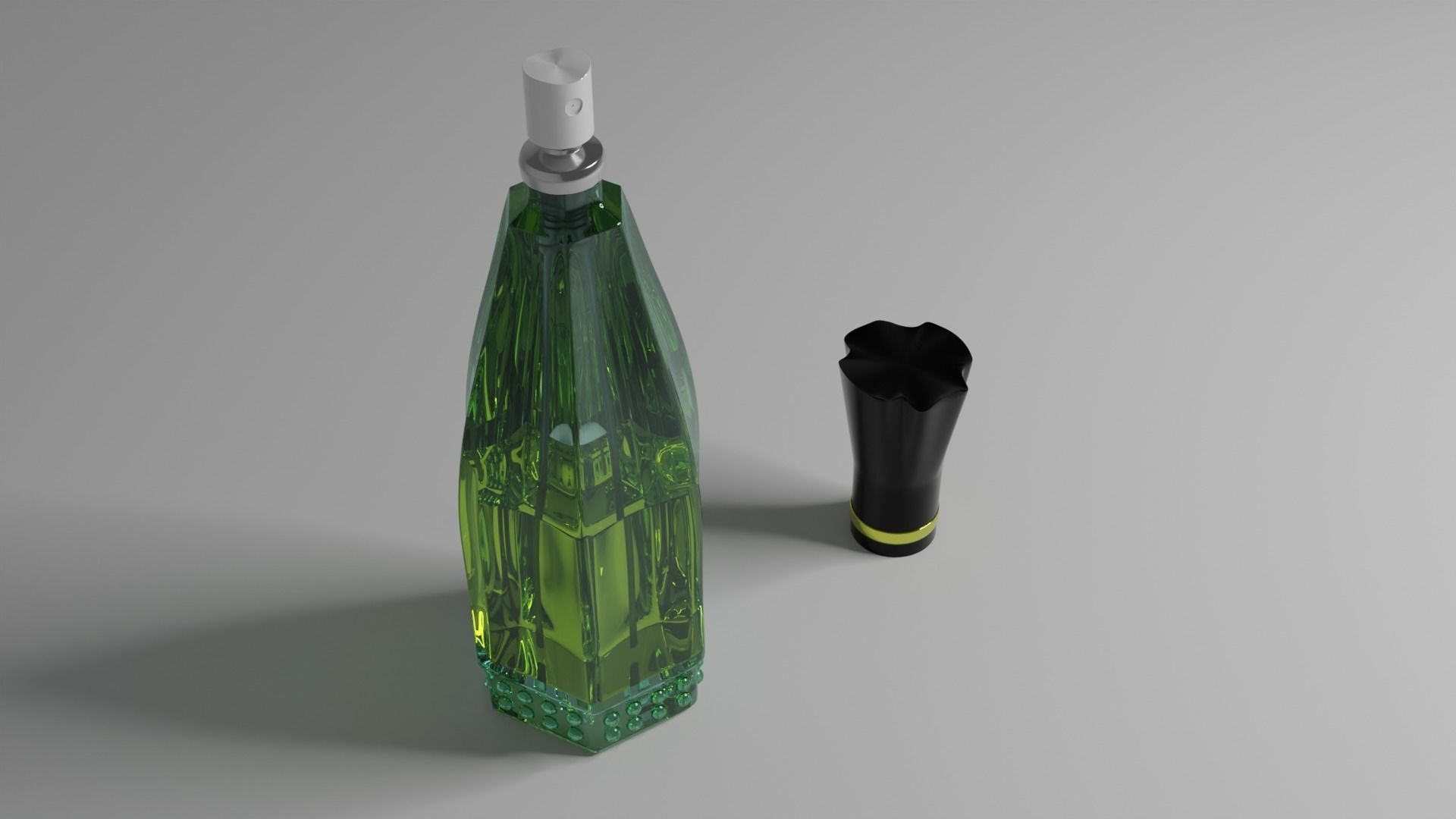 Perfume bottel model glass bottel 3D model | CGTrader