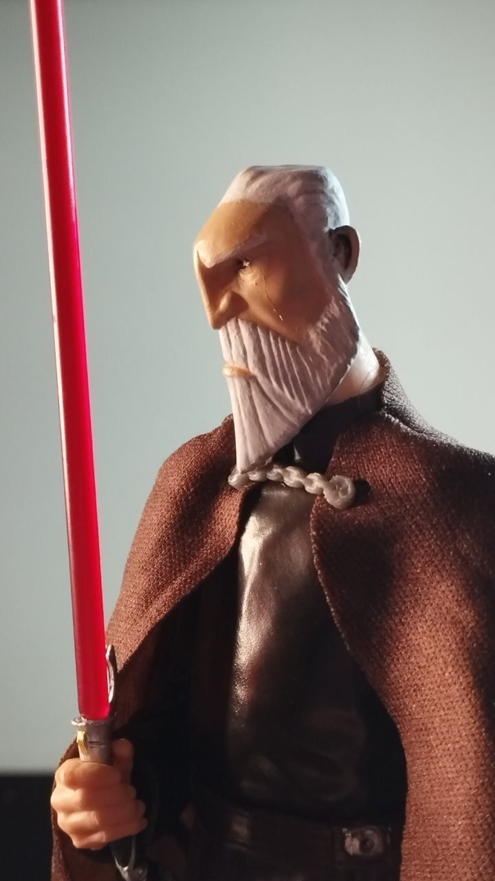 COUNT DOOKU - THE CLONE WARS animated series 3D model 3D printable ...