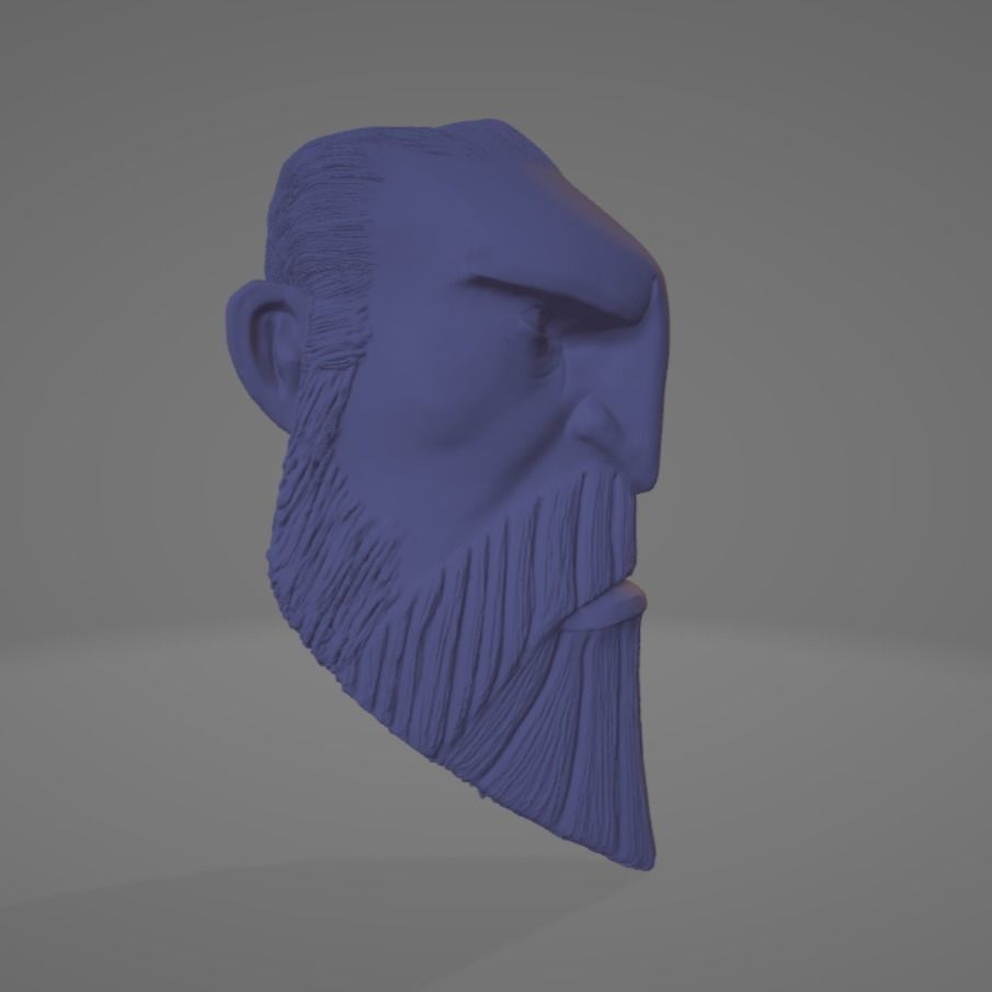 COUNT DOOKU - THE CLONE WARS animated series 3D model 3D printable ...