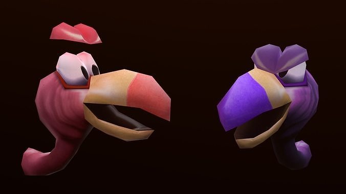 3D model Master Necky Nintendo 64 style VR / AR / low-poly | CGTrader