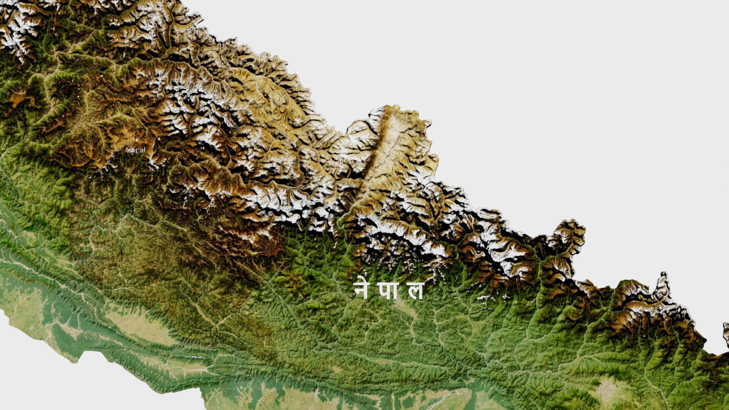 Nepal Terrain Topography Elevation DEM Geography Landscape 3D model | CGTrader