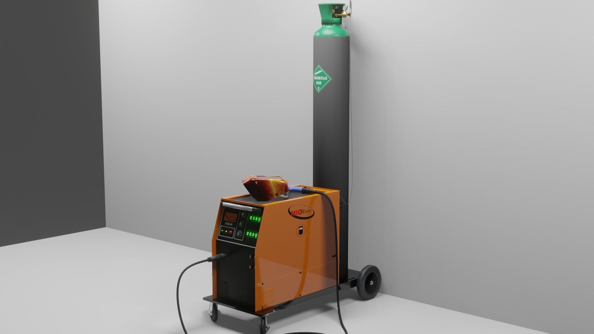 3D model MIG Welding Machine VR / AR / low-poly | CGTrader