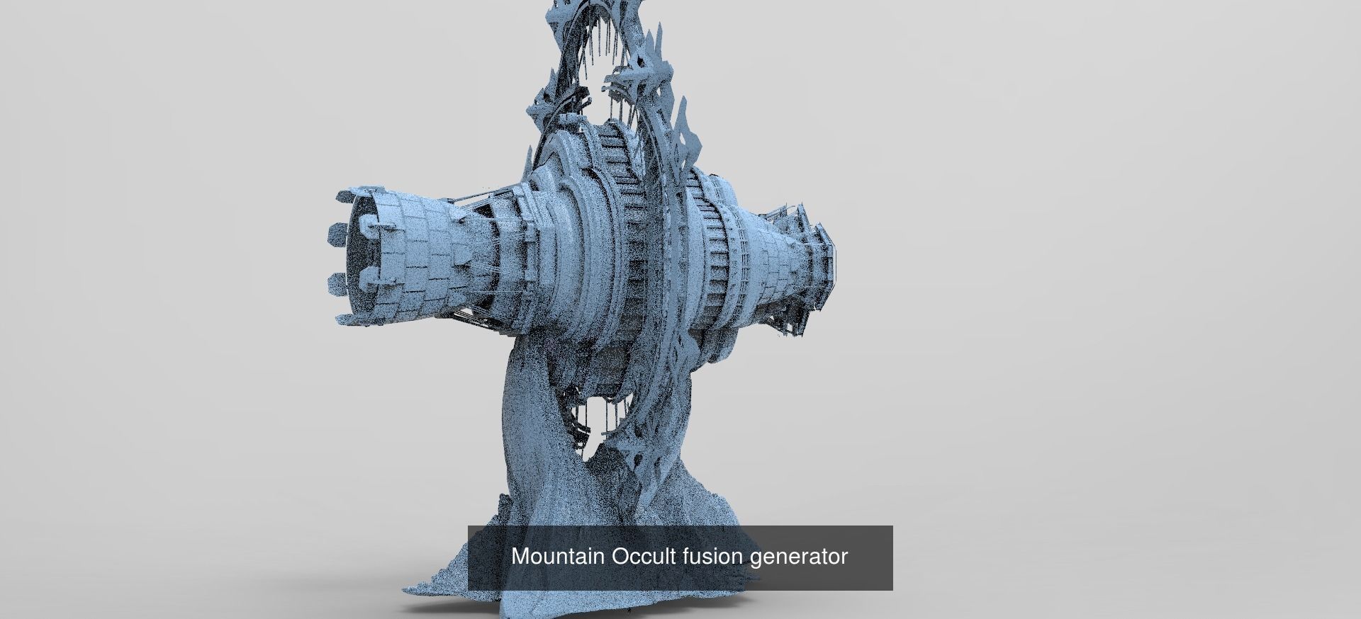 Alien sci fi Rings Collection | CGTrader