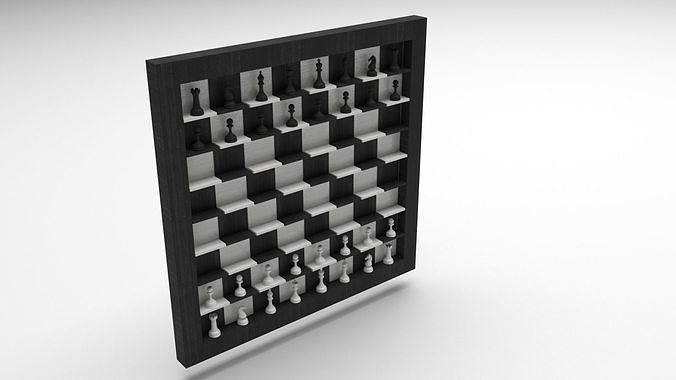 Wall Chess 3D model | CGTrader