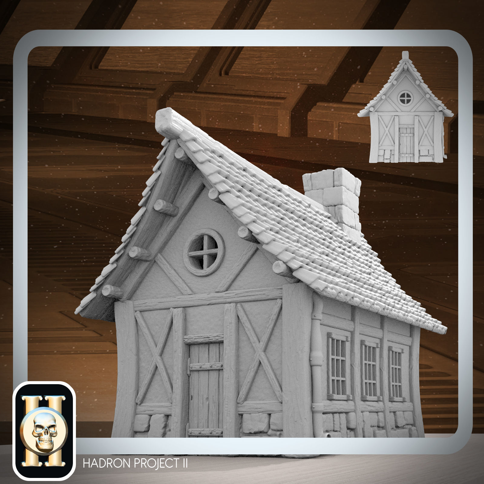 PRINTABLE MEDIEVAL HOUSE 3D model 3D printable | CGTrader
