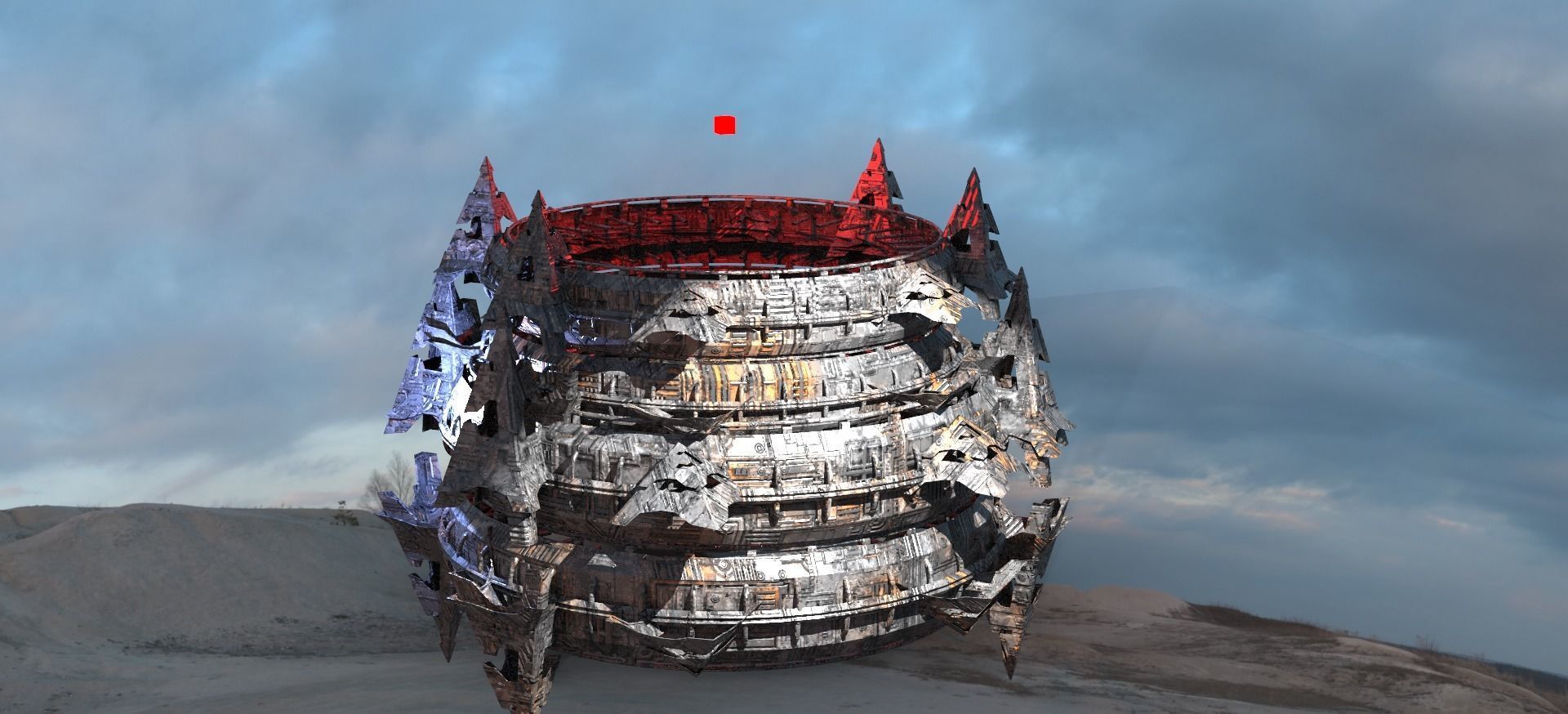 Giant Mech Tech wheel 3 3D model | CGTrader