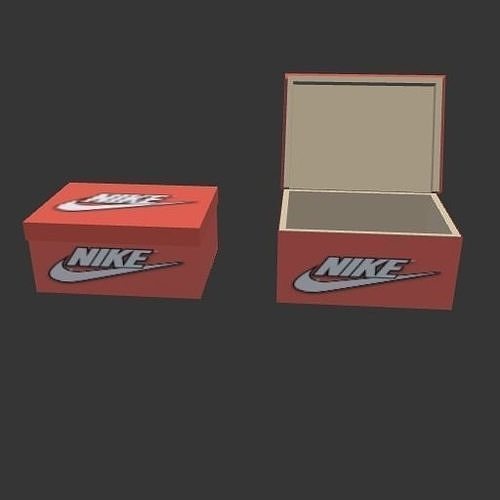 3D model Nike shoes box VR / AR / low-poly | CGTrader