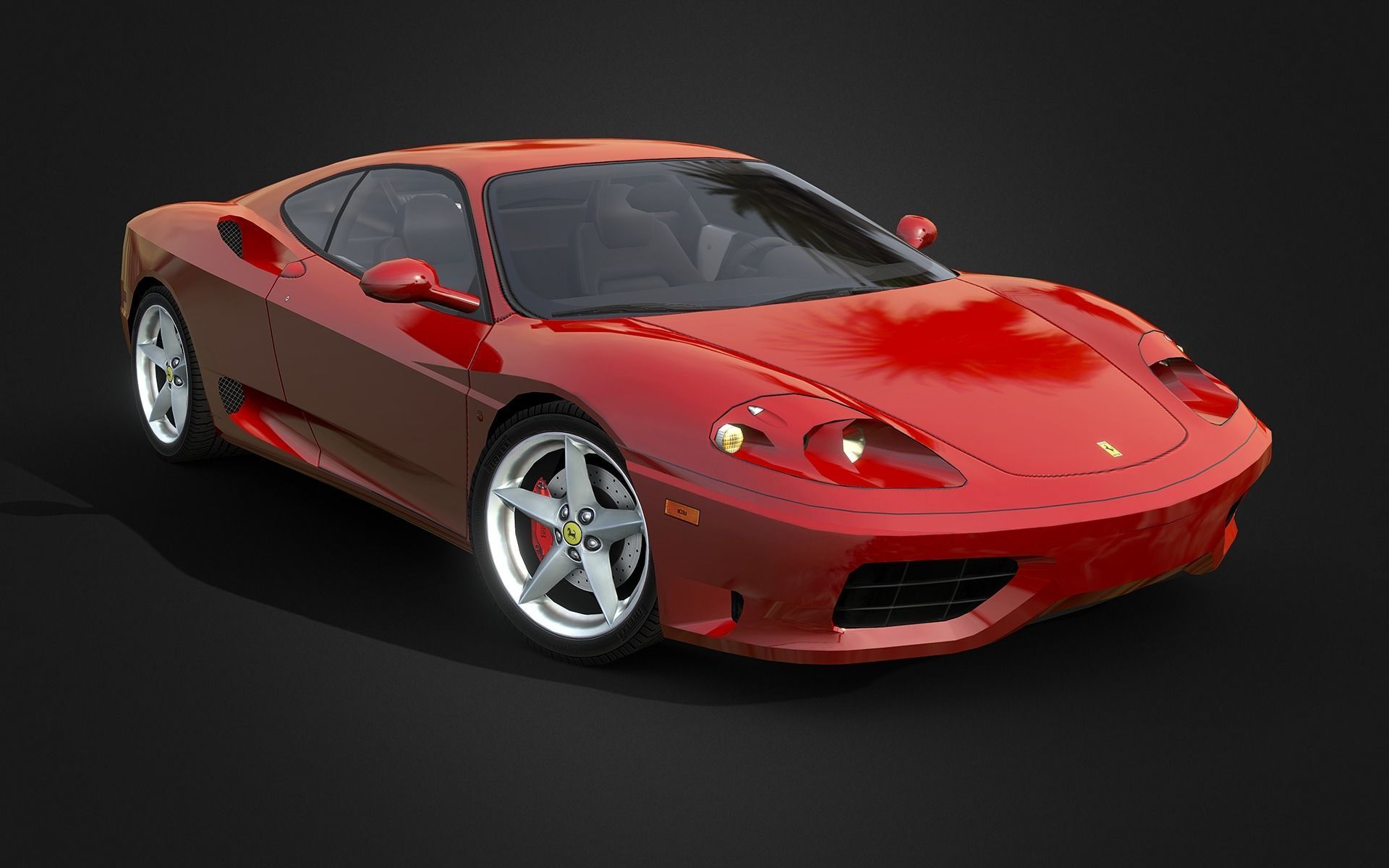 3D model Ferrari 360 Modena VR / AR / low-poly | CGTrader