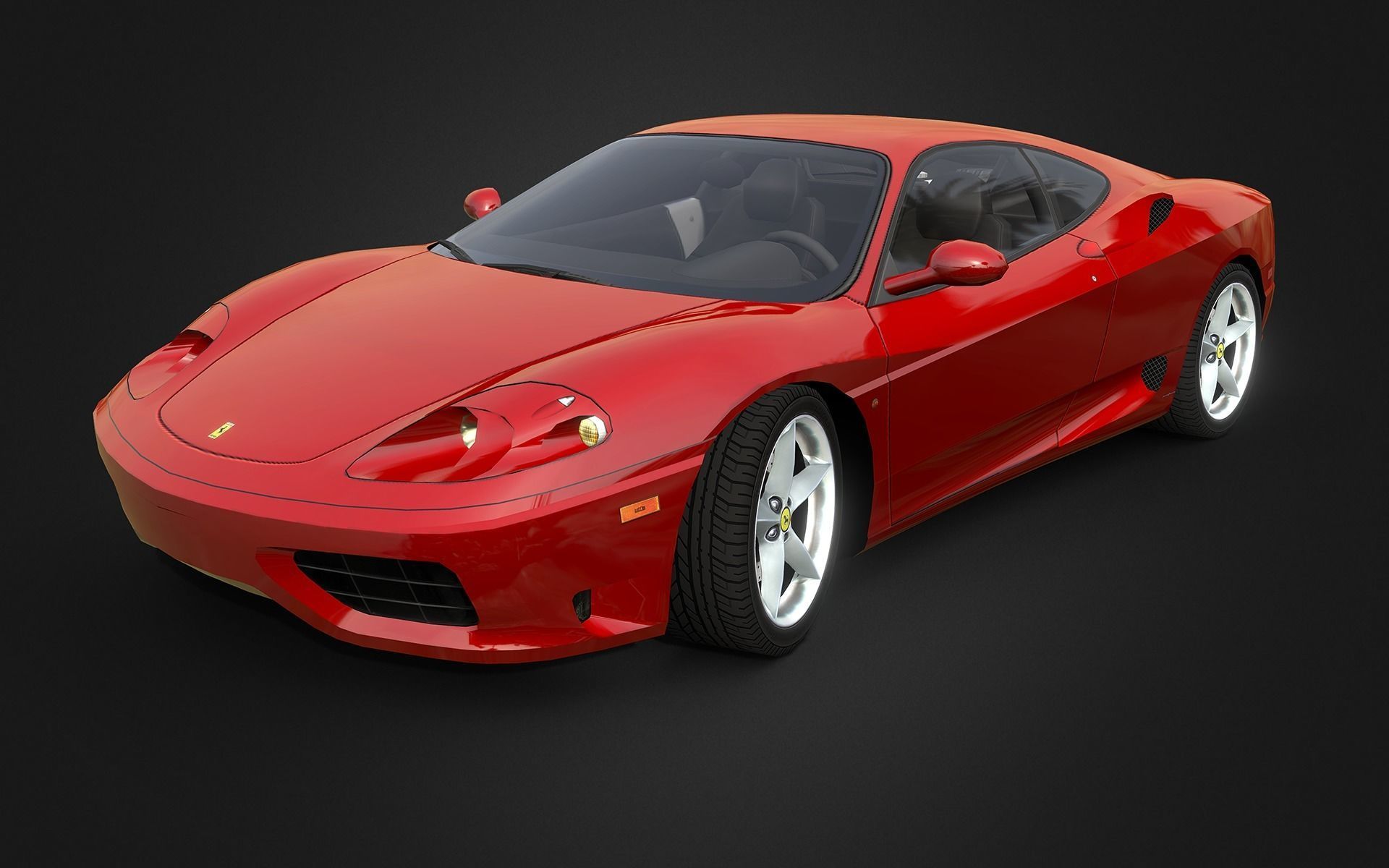 3D model Ferrari 360 Modena VR / AR / low-poly | CGTrader