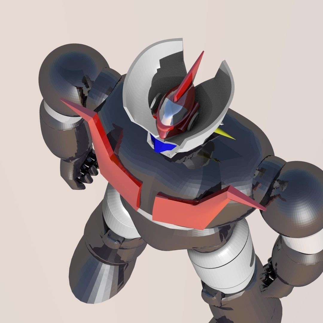 mazinger z 3D model 3D printable | CGTrader