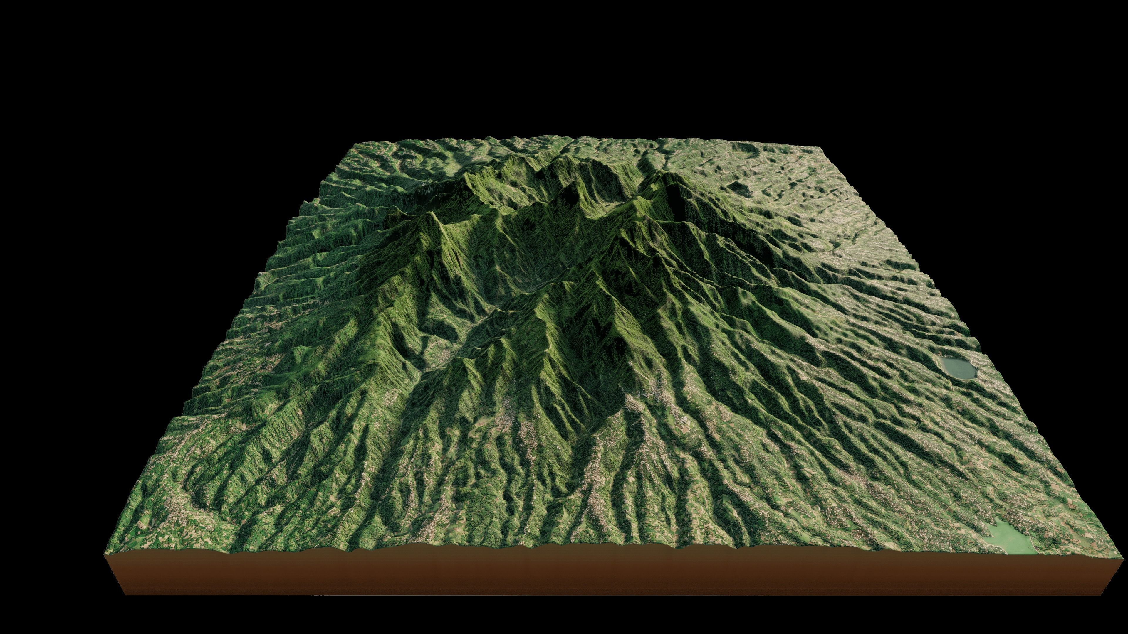 Mount muria 3d model terrain 3D model | CGTrader